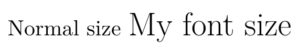 Latex Font Size - Latex-tutorial.com