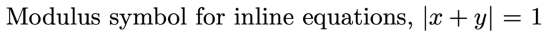 Absolute Value Symbol in LaTeX - LaTeX-Tutorial.com