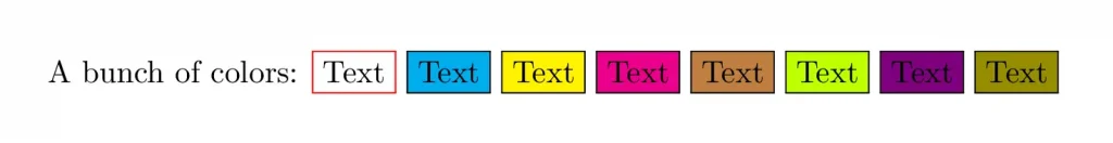 Uygulanabilir S zc D nem How To Color Text In Latex Diyar Yenilebilir ftira