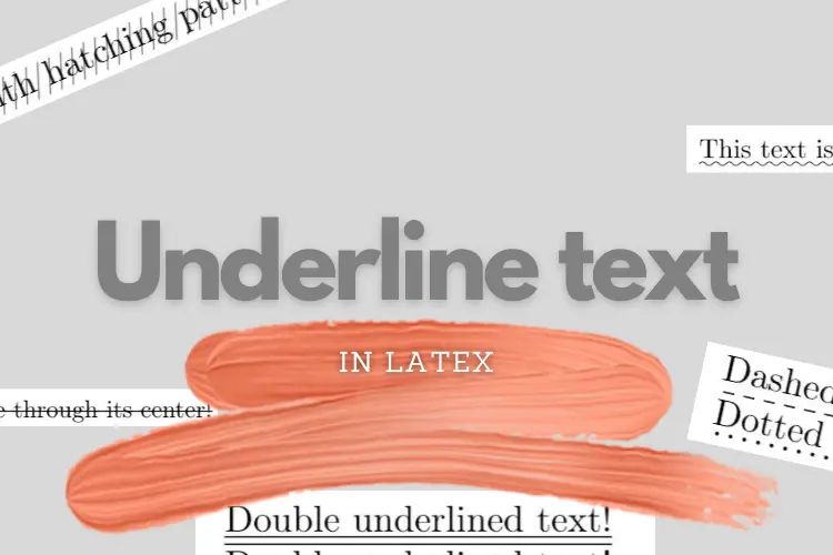 Underline Text In LaTeX Short Tutorial LaTeX Tutorial